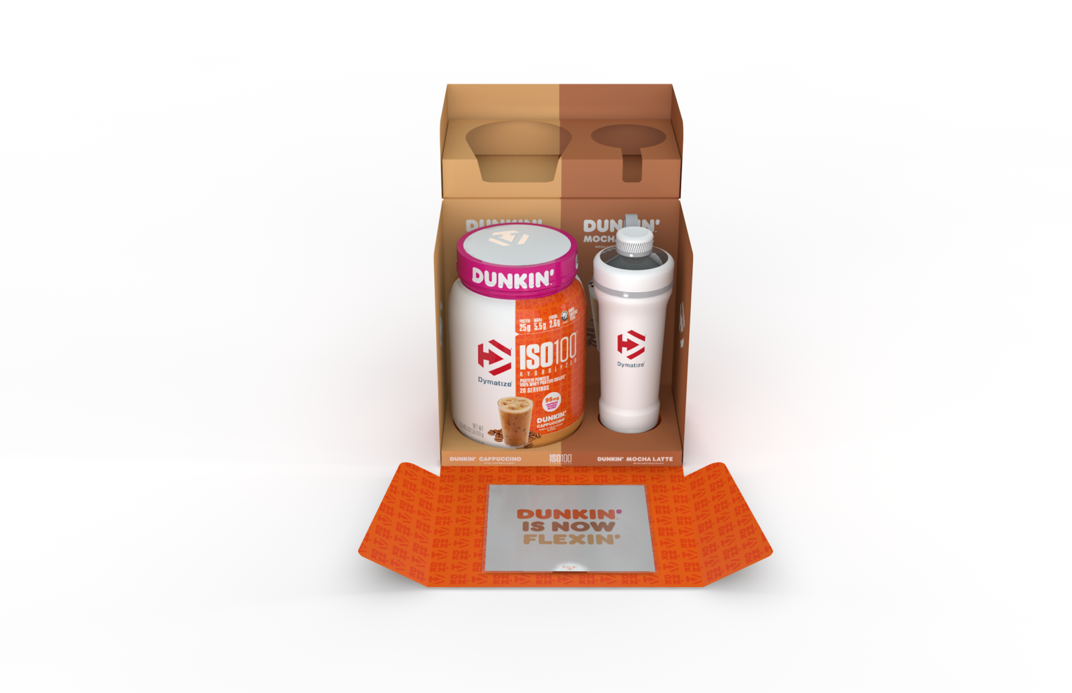 Dymatize ISO100 Dunkin' Flavors Launch Kit - Andon Guenther Design